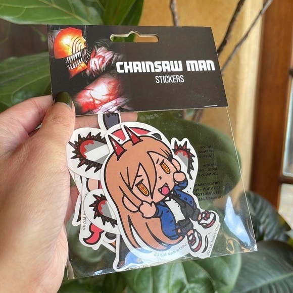 Manga | Design | Chainsaw Man Anime Official Stickers | Poshmark